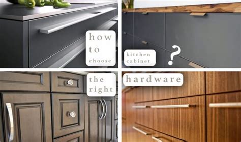 How To Choose The Right Kitchen Cabinet Hardware