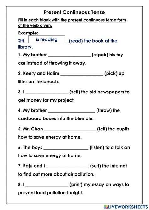 Present Continuous Tense Forgot My Password Old Newspaper