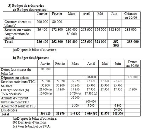 gestion budgétaire cours et exercices corrigés pdf