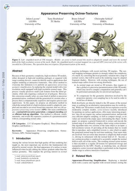 pdf appearance preserving octree textures