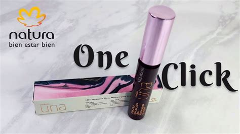 ONE CLICK MASCARA PARA PESTAÑAS NATURA UNA YouTube