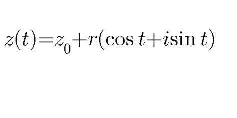 3 steps to parametrization of a curve in the complex plane