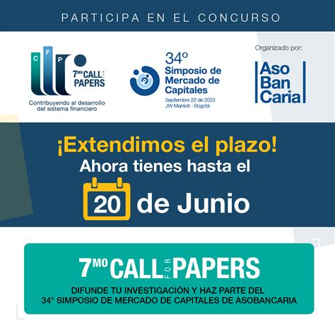 Asobancaria Colombia On Twitter Extendimos El Plazo Para Participar