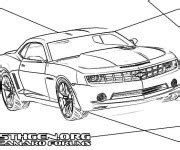 Coloriage Camaro gratuit à imprimer