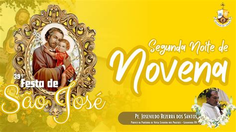 SANTA MISSA 2 NOITE DE NOVENA EM HONRA AO GLORIOSO SÃO JOSÉ CAPELA