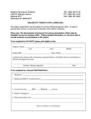 Fillable Online Wmich Hdftaefhd Form Fax Email Print PdfFiller