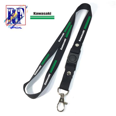 Jual Gantungan Kunci KAWASAKI Logo Otomotif Tali Lanyard Band Gantungan