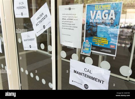 Public Libraries In Barcelona Call For A Strike The Day Before Sant
