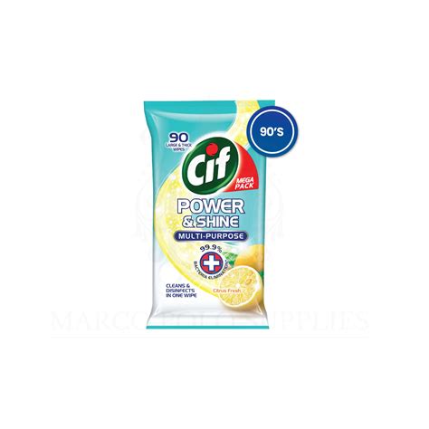 Cif Power Shine Multi Purpose Wipes Wipes Pack Marco Polo Supplies