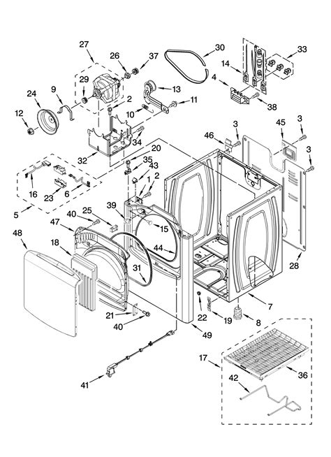 Kenmore Series Dryer Parts Diagram