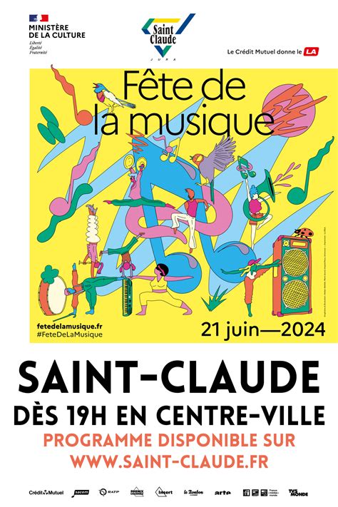FÊTE DE LA MUSIQUE Saint Claude fr la ville grandeur nature