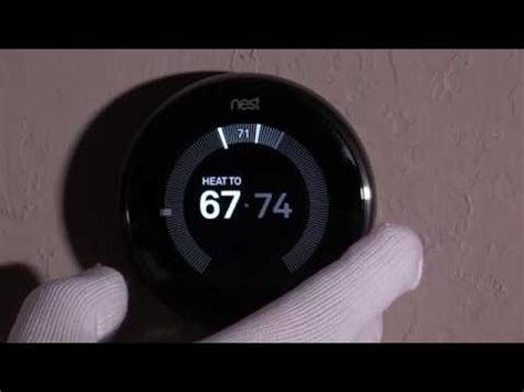 Nest Thermostat How To Change The Temperature Youtube