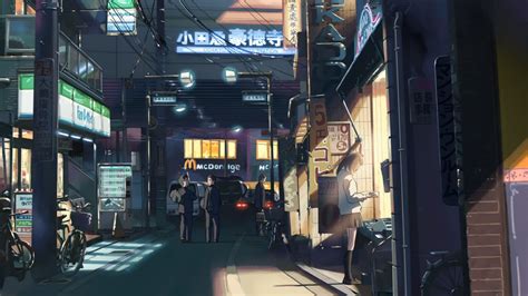 HD Anime Cityscape Wallpapers Wallpaper Cave