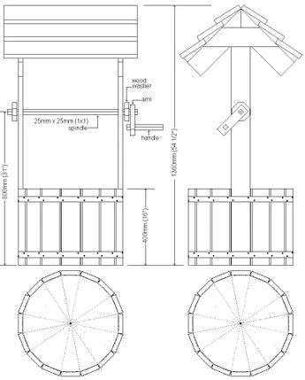 How To Build A Wooden Wishing Well BuildEazy Wishing Well Plans