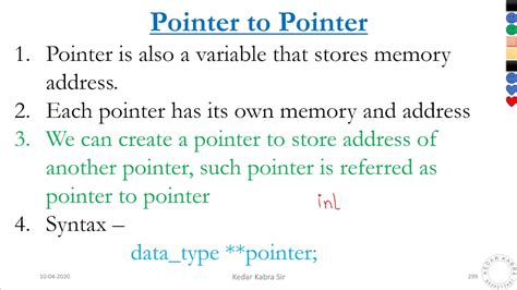 C Programming Tutorials Pointer Lecture Array Of Pointers