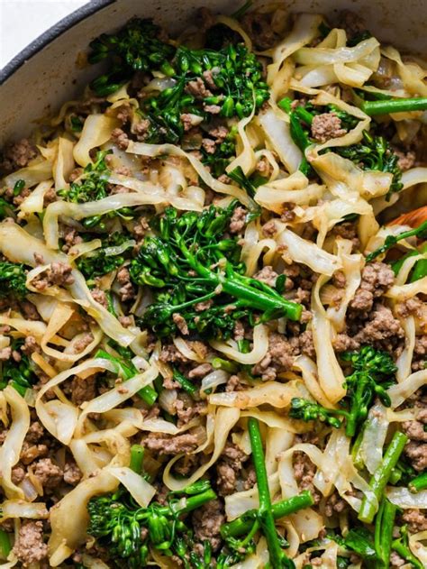 Ground Beef And Cabbage Whole30 Stir Fry Whole30 Paleo Gluten Free