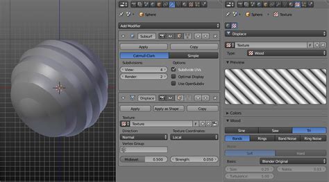 Blender Displacement Map