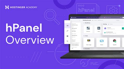 HPanel Overview Hostinger Academy