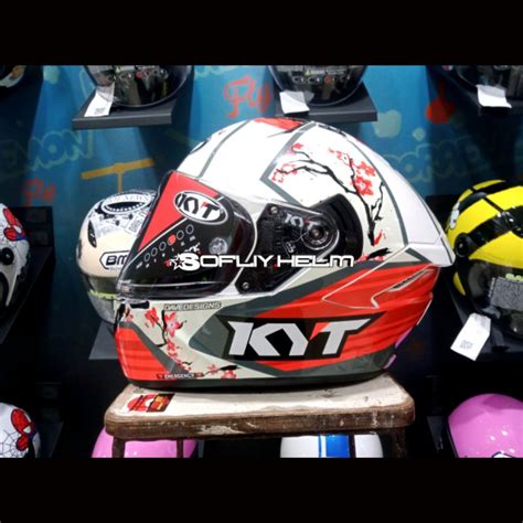 Jual Helm Kyt Nfr Xavi Sakura Double Visor Full Face Indonesia Shopee