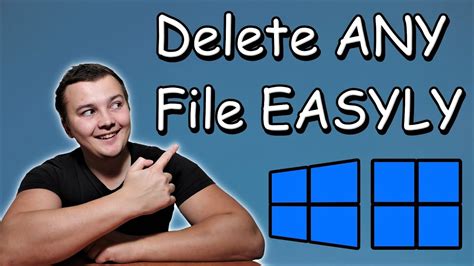 Do This To Delete Undeletable Files In Windows Youtube