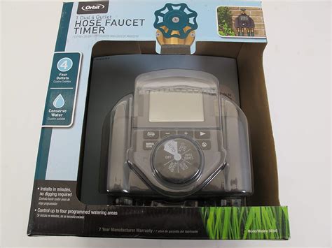 Amazon Orbit 56545 1 Dial 4 Outlet Hose Faucet Timer Patio