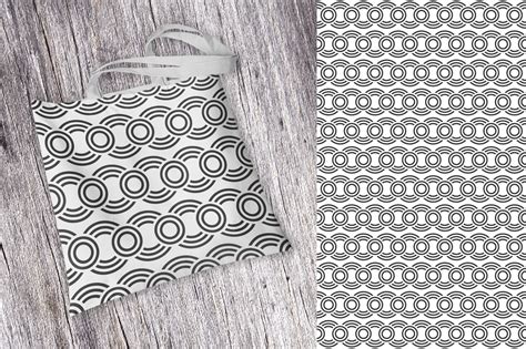 Seamless Vector Overlapping Circles Patterns By Avk Studio