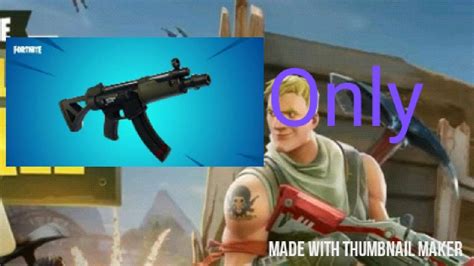 Smg Only Challenge In Fortnite Battle Royale Youtube