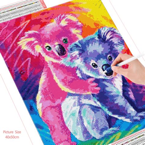 Diamond Painting Koala Multicolore Animaux Lartera