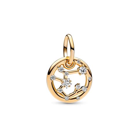 Pandora Gold Moments Sternzeichen Schütze Charm Anhänger