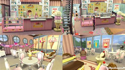 Sims 4 Ice Cream Shop Lots Cc Mods Fandomspot Dfentertainment