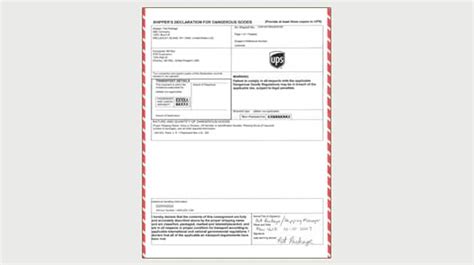 Creating The Iata Dangerous Goods Form The Shipper S Off