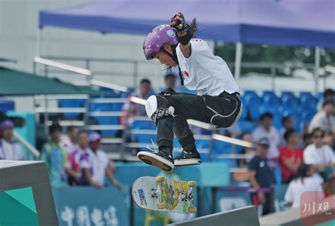 C视频丨13岁滑板女子选手崔宸曦成为中国最年轻亚运冠军 四川在线