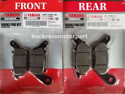 Nmax Set Genuine Yamaha Brake Pad Front Rear For NMX V1 V2
