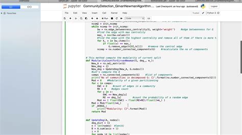 community detection using girvan newman algorithm part2 youtube