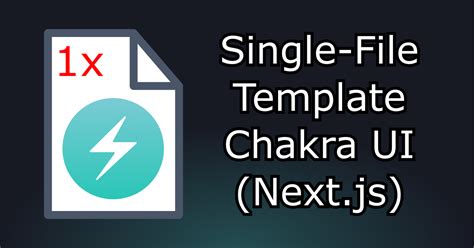 Chakra UI Single File Next Js Codesandbox