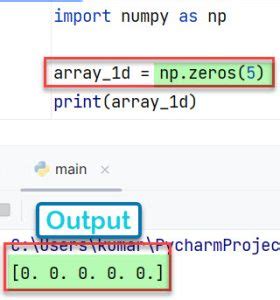 NumPy Zeros In Python 6 Examples Python Guides