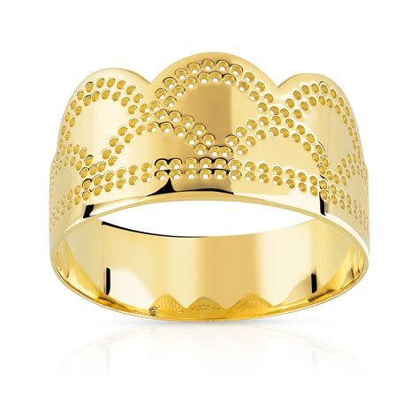 Bague Or 375 Jaune Femme Bague MATY
