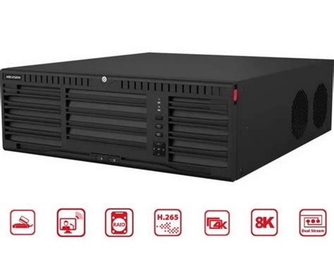 Hikvision DS 9664NI M16 4K NVR 64 Channels 16 HDDs Supports RAID
