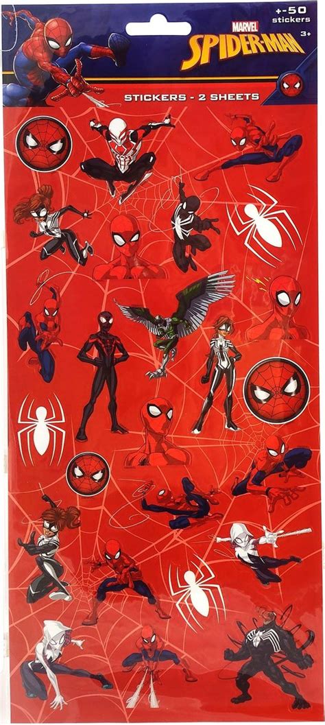 Naklejki Spider Man 50 Sztuk W O Sklep EMPIK