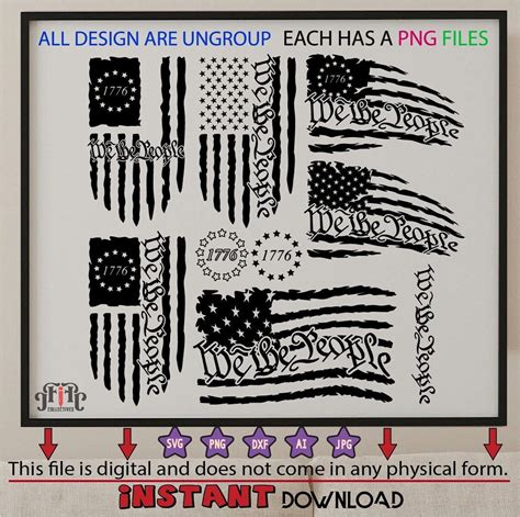 We The People Svg American Flag Svg Patriotic Svg 2nd Amendment Svg