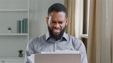 Premium Photo Angry Mad Sad Frustrated African American Man Ethnic