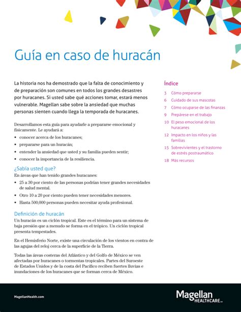 Guía en caso de huracán