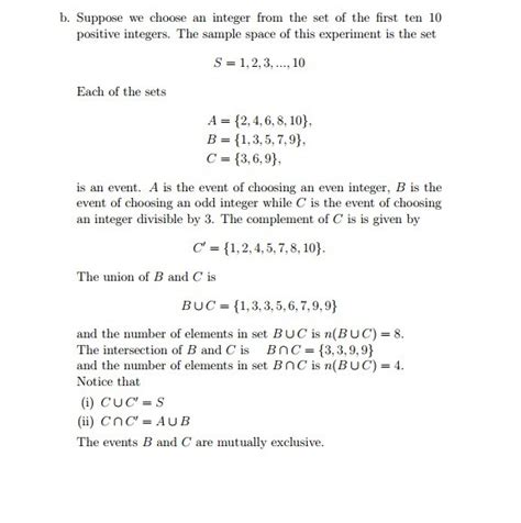 solved b suppose we choose an integer from the set of the