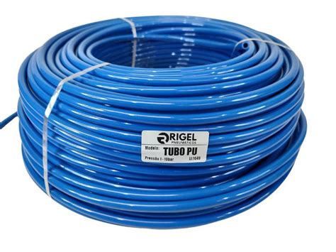 25m Mangueira Pneumática Flexível Ø10mm Tubo Pu 150psi 10bar RIGEL