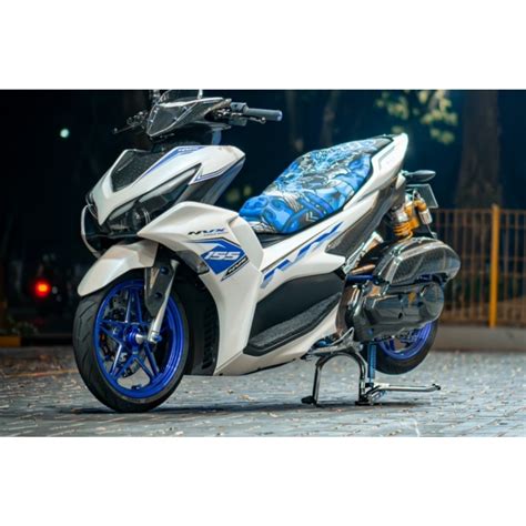 Striping AEROX ALL NEW CONNECTED 155 Transparent Material SIMPLE DESIGN