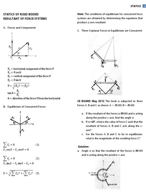 module 1 1 statics of rigid bodies pdf friction force