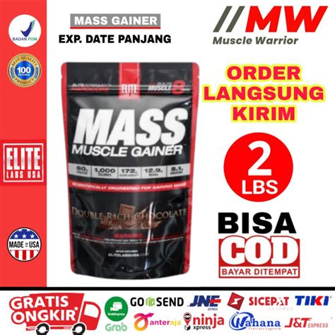 Jual Elitelabs Mass Muscle Gainer 2 Lbs Elite Labs Gainer 2 Lb
