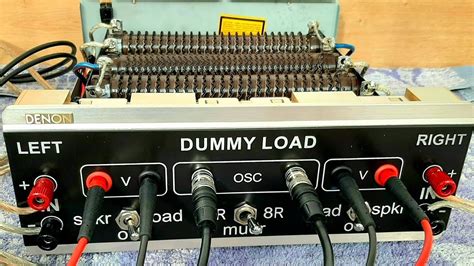 Audio Dummy Load And Ohms Power Amplifier Youtube