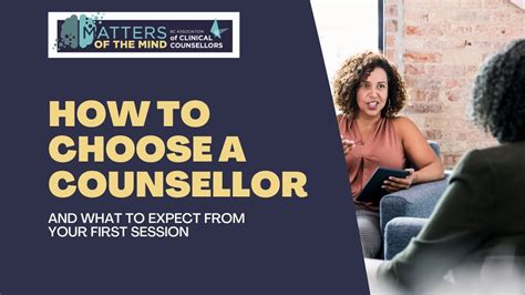 How To Choose A Counsellor And What To Expect From Your First Session
