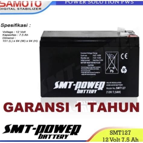 Jual BATTERY UPS ICA APC PROLINK AKI KERING BATERAI VRLA SMT 12V 7